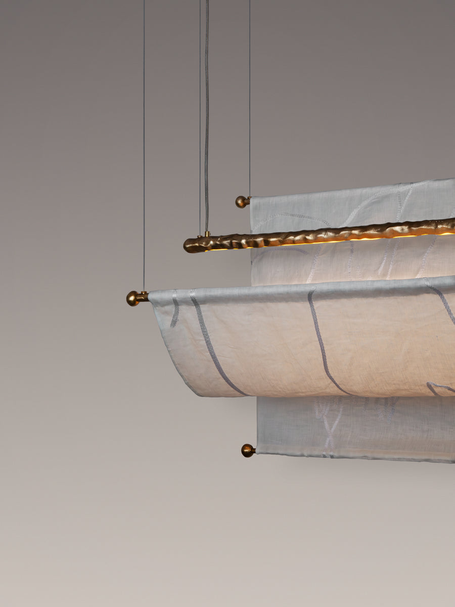 Scape Wall Light in Brass– Stem Design