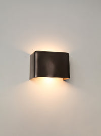 Scape Wall Light in Darkened Brass– Stem Design